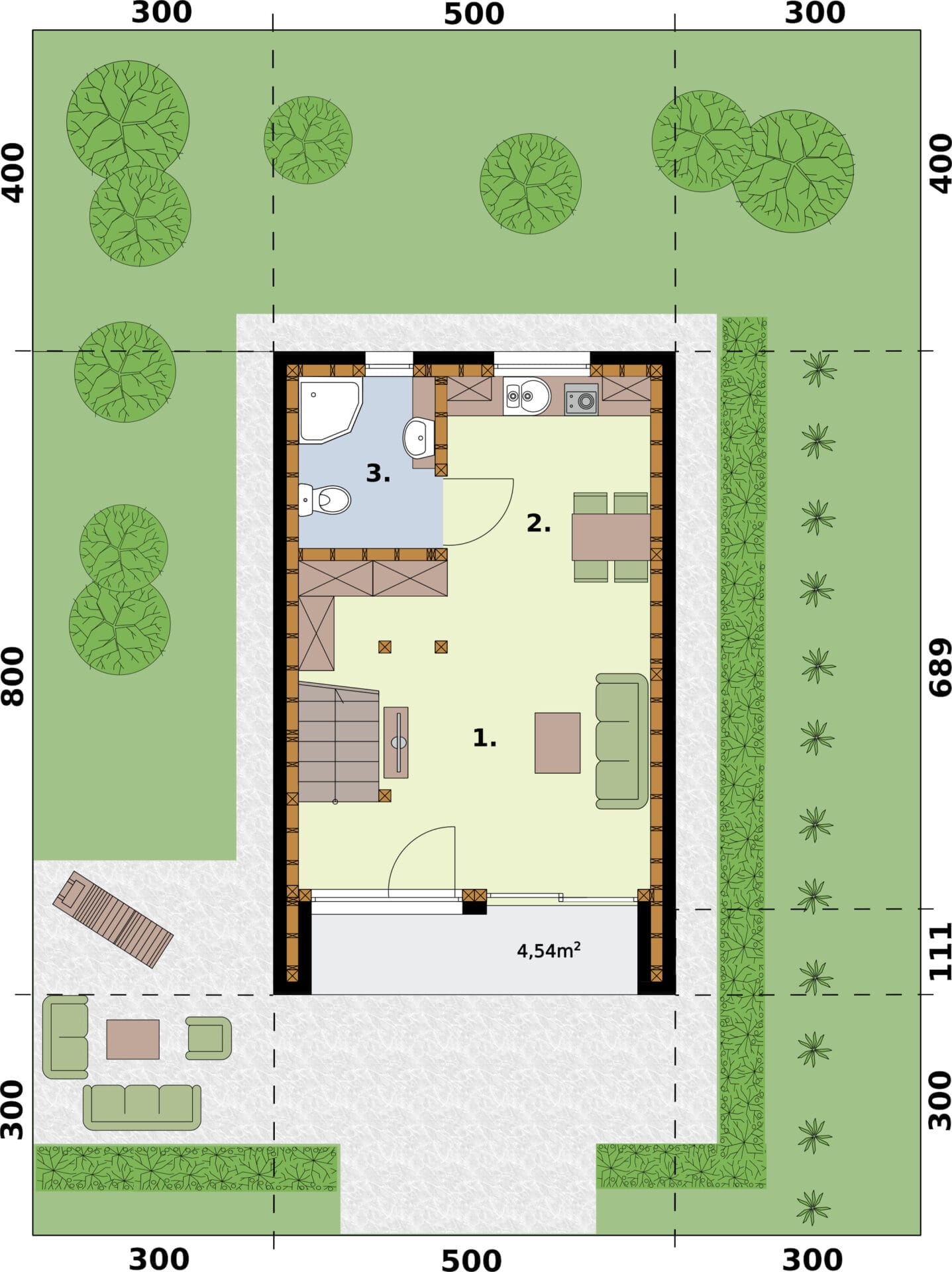 MOCA C timber frame year-round house, residential – Moduleo Polska